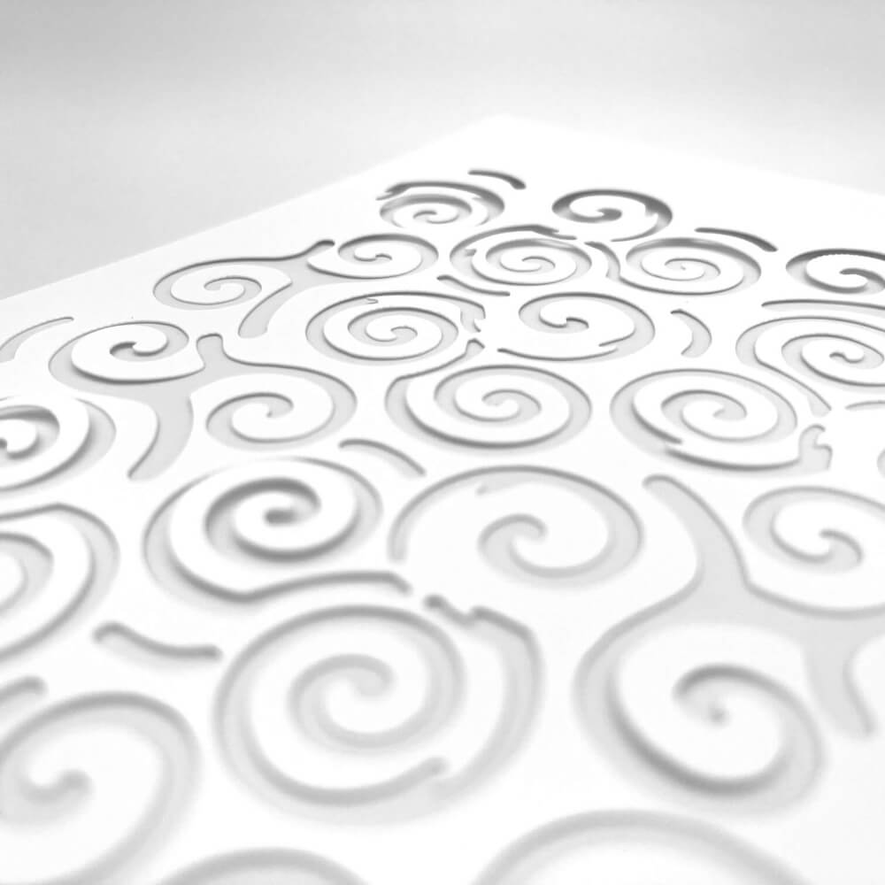 Whirlies Stencil | Mixed Media - PM Artist Studio