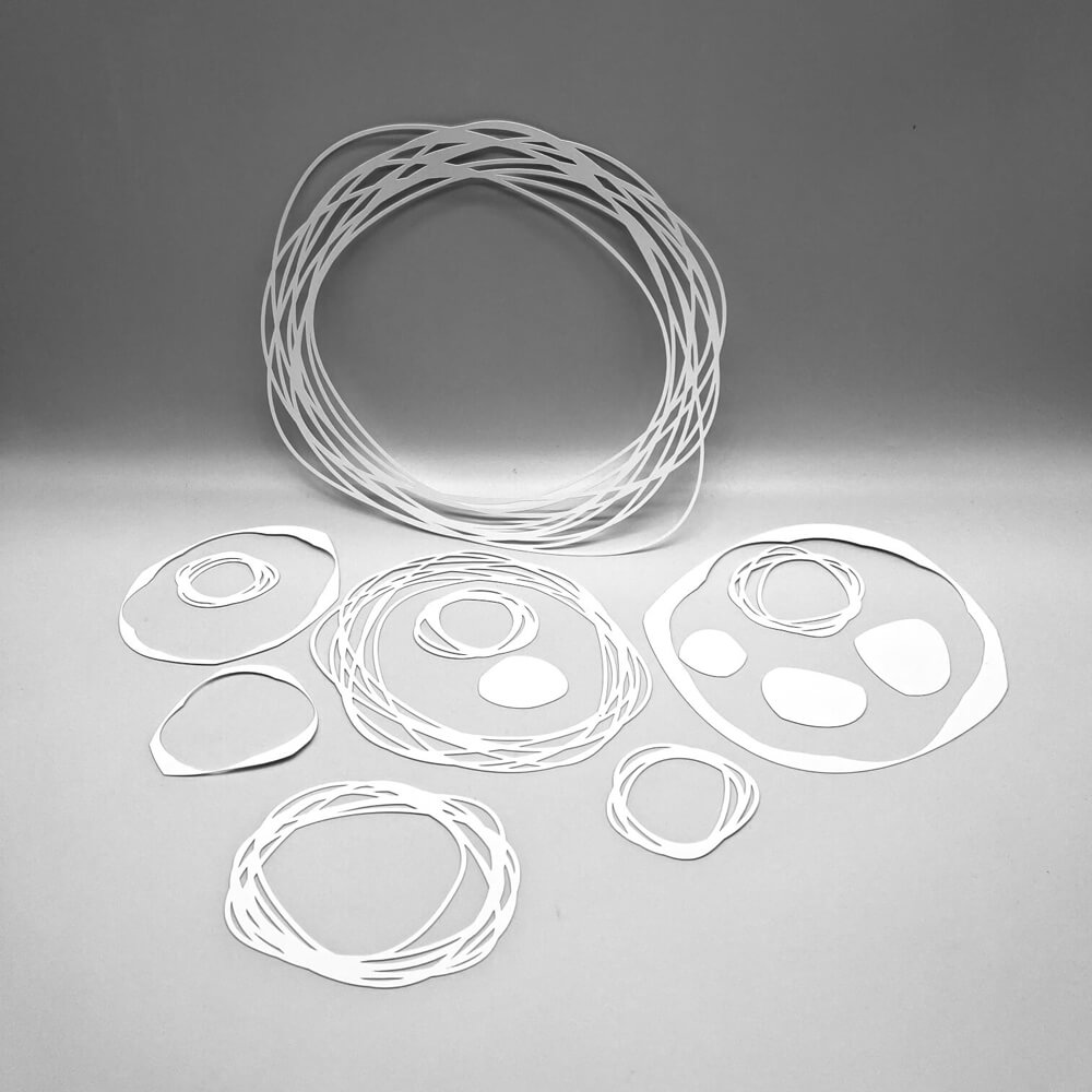 BIG Nested Circles Sets of 7 Stencils - PM Artist Studio