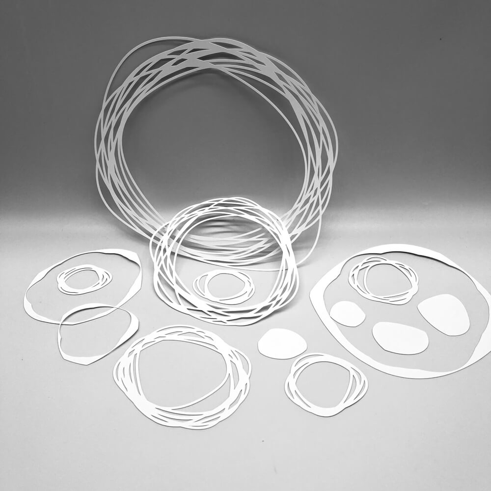 BIG Nested Circles Sets of 7 Stencils - PM Artist Studio