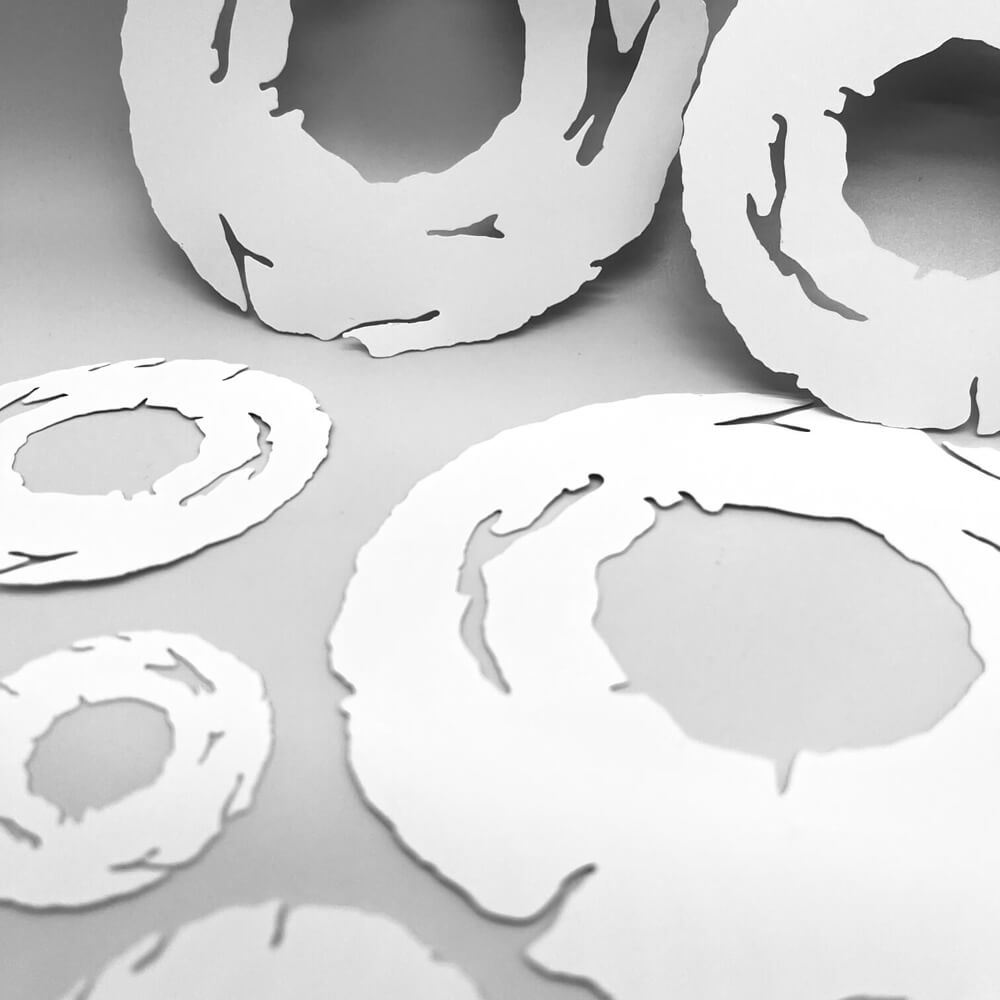 Dinged Up Donuts Half Dozen Stencils - PM Artist Studio