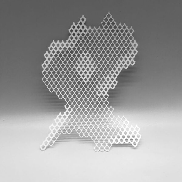 Broken Snakeskin Scales Stencils - PM Artist Studio