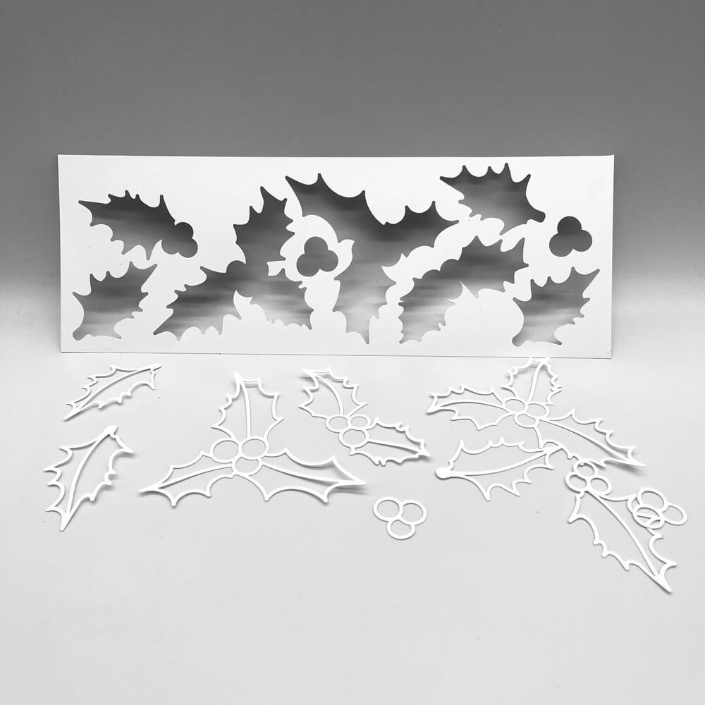 Good Golly It's Holly Stencils - PM Artist Studio