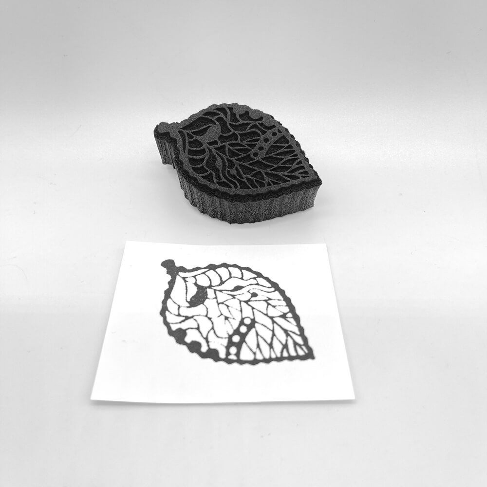 Funky Leaf Foam Stamp Artist Tools - PM Artist Studio