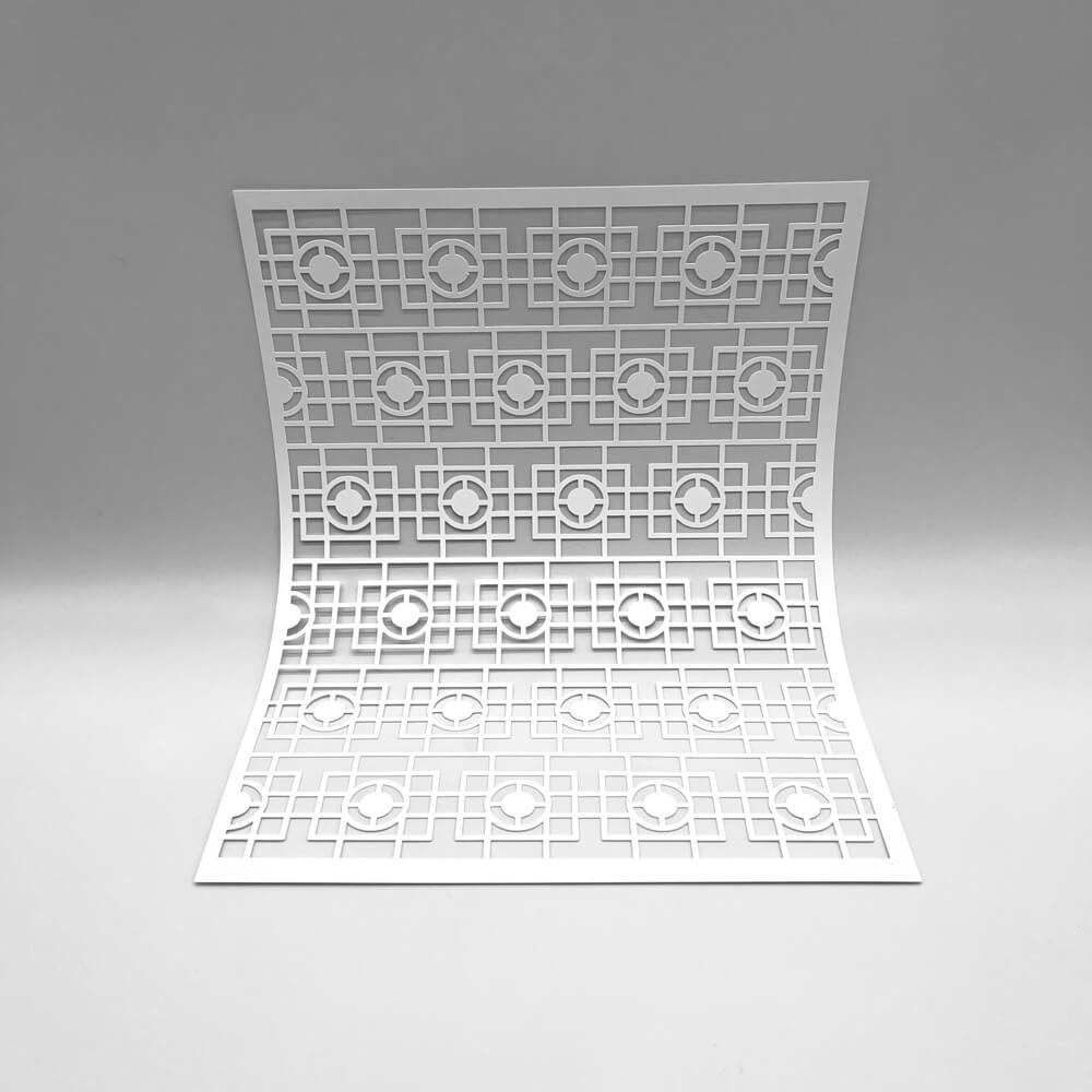 Craftsman Rectangle Lattice Style 2 | Mixed Media - PM Artist Studio