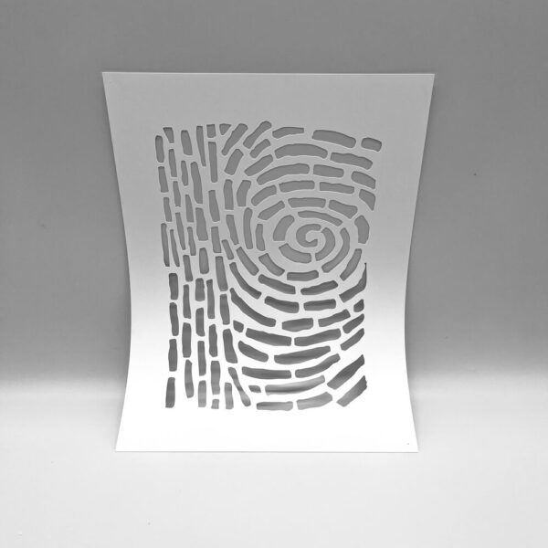 Finger Print Swirls | Mixed Media - PM Artist Studio