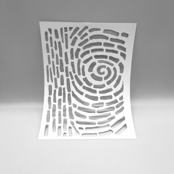 Finger Print Swirls | Mixed Media - PM Artist Studio
