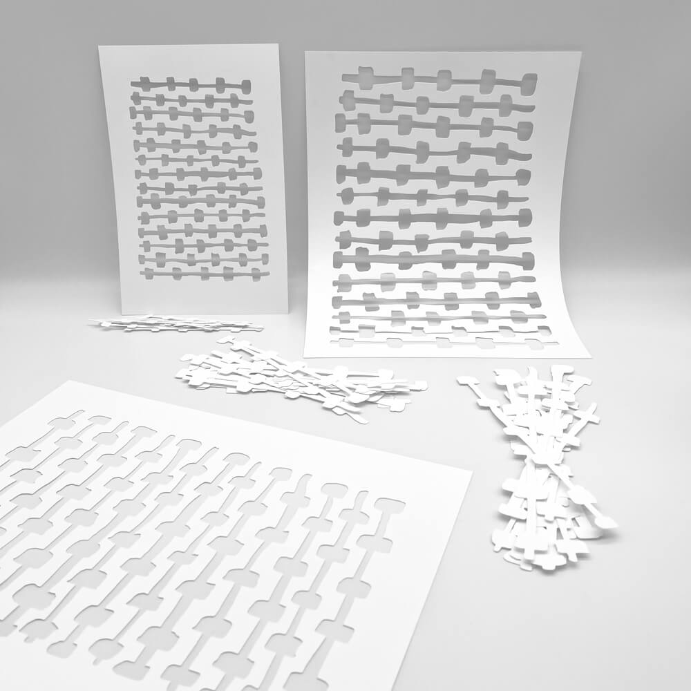 Portcullis Medieval Gate Linear Stencils - PM Artist Studio