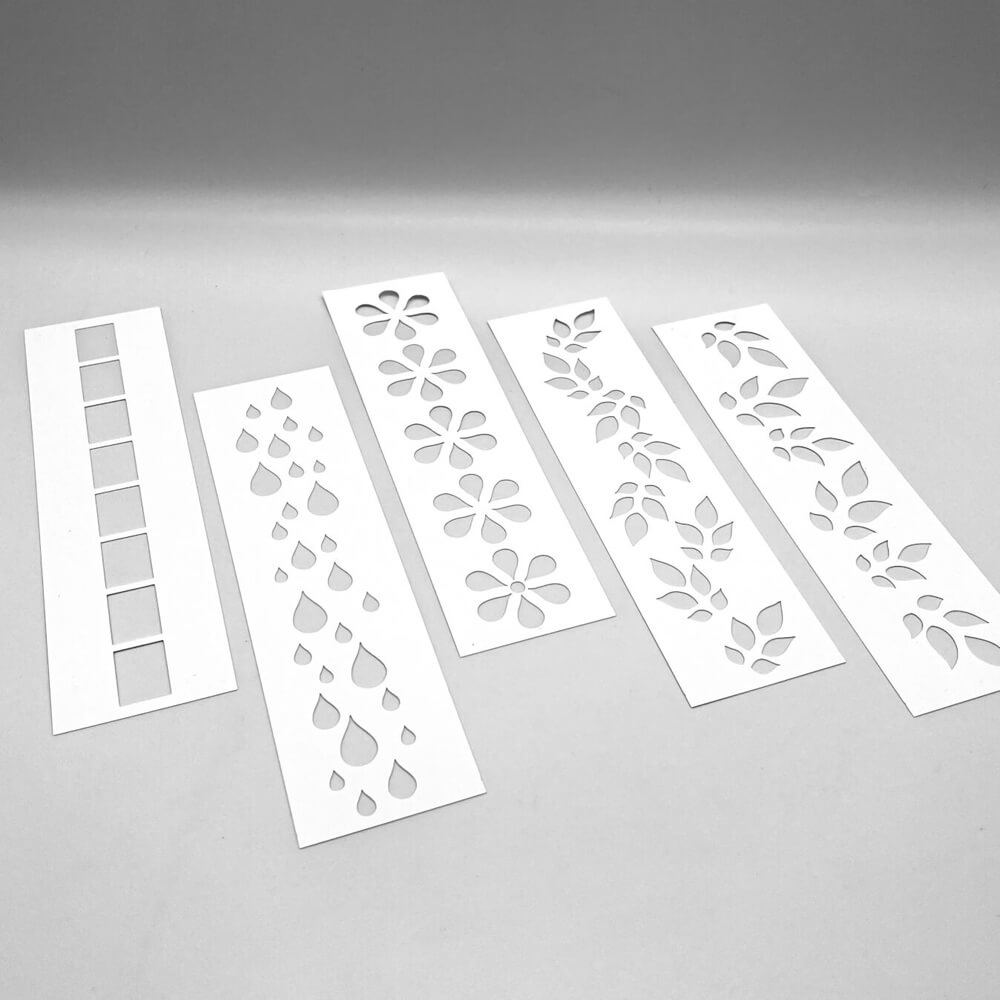 Boundless Border Designs Vol 1 Stencils - PM Artist Studio