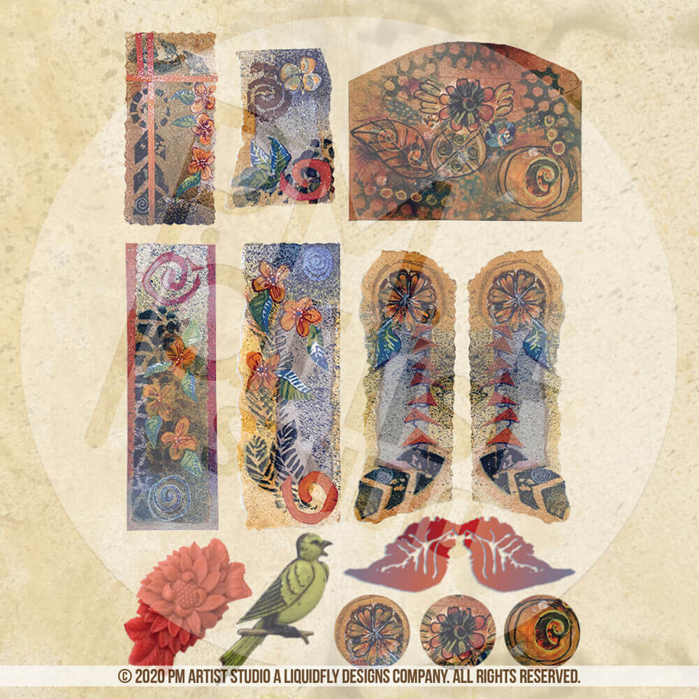 Artistic Endeavors | Batik-Sepia Shadows | Download - PM Artist Studio