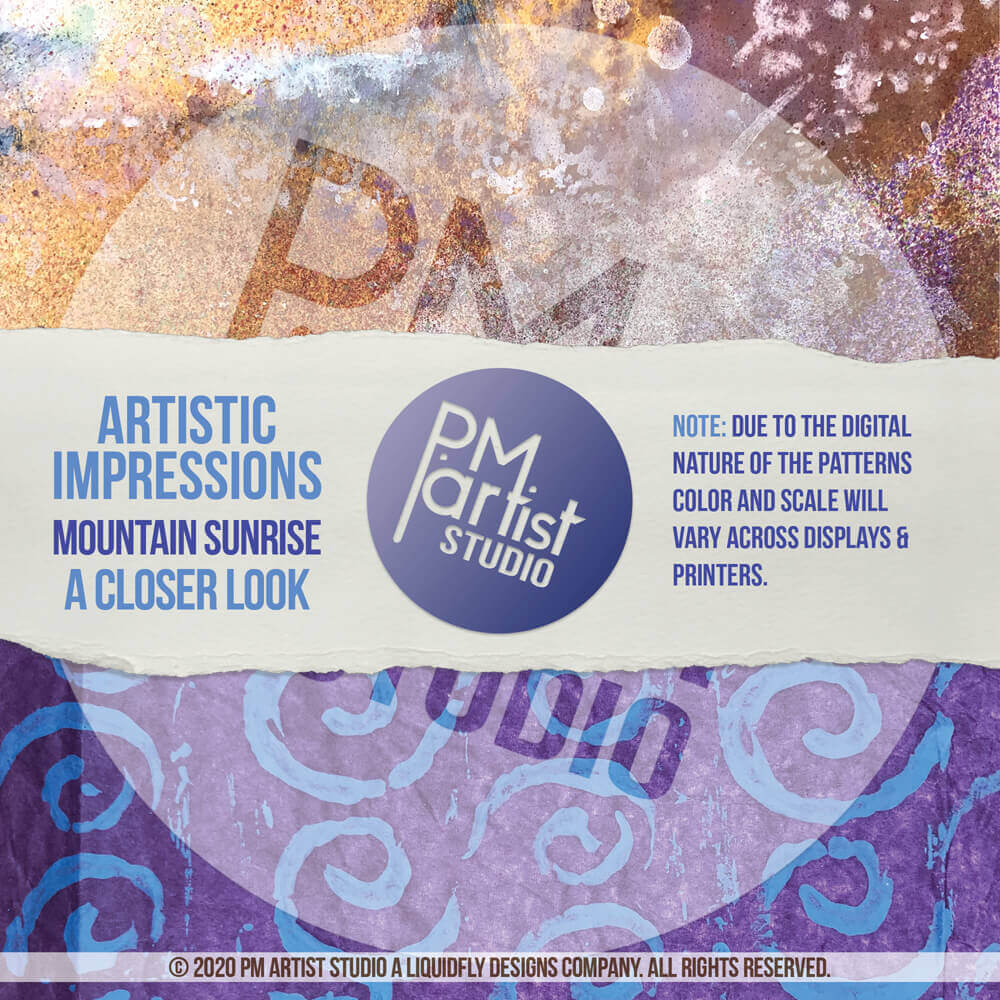 Artistic Impressions | Mountain Sunrise | Download - PM Artist Studio