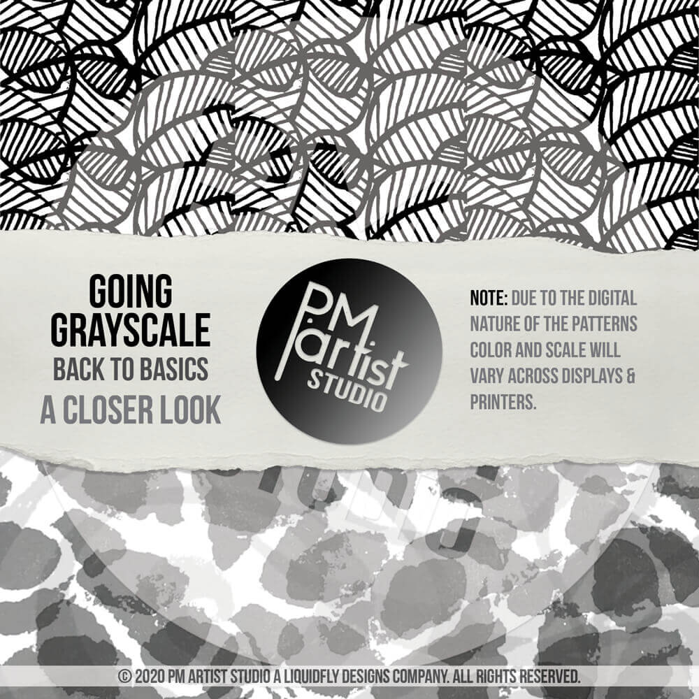 PRINTABLE PAPER | Going Grayscale (8_x11in) | Download - PM Artist Studio