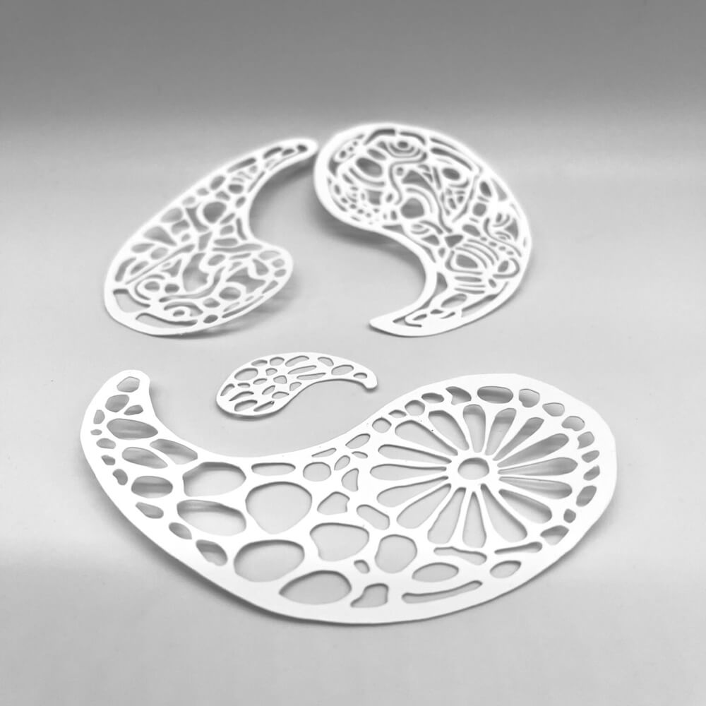 Polynesian Paisley Set | Mixed Media - PM Artist Studio