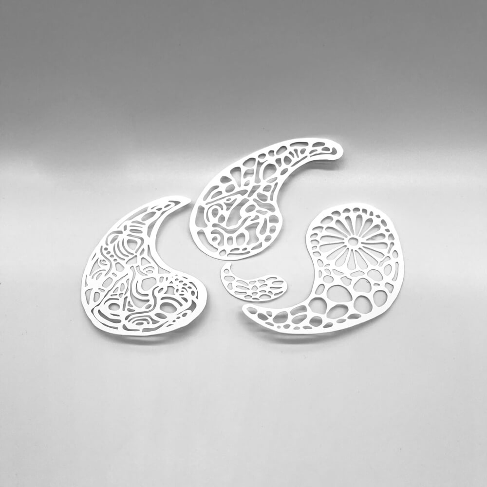 Polynesian Paisley Set Stencils - PM Artist Studio