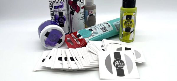 Paint Swatch Stickers | PM Gradient Die Cut Circles - PM Artist Studio