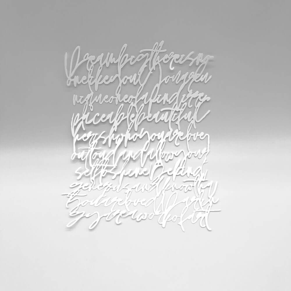 Dream Big Poem Script | Mixed Media - PM Artist Studio