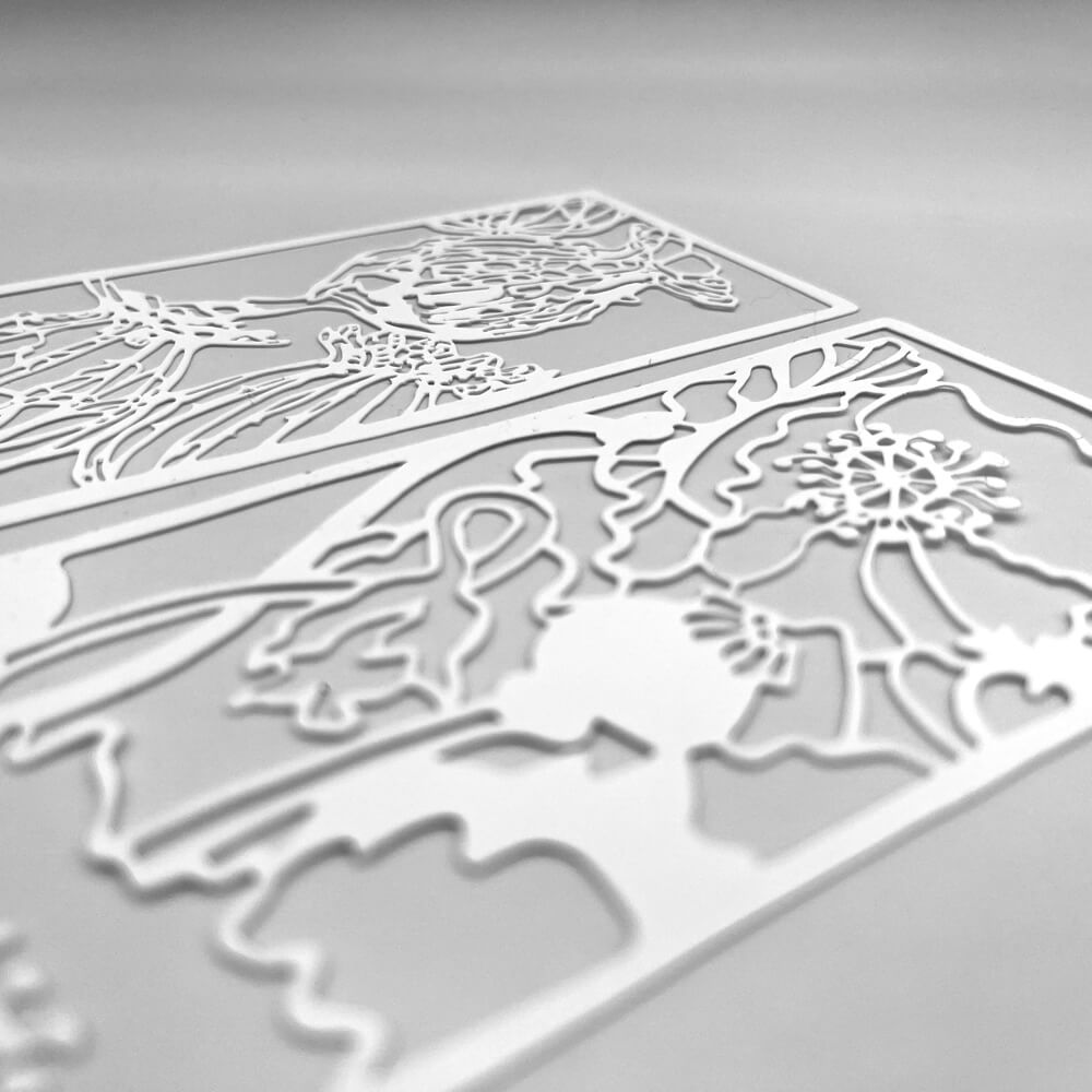 Poppy Duo Strips Stencils - PM Artist Studio