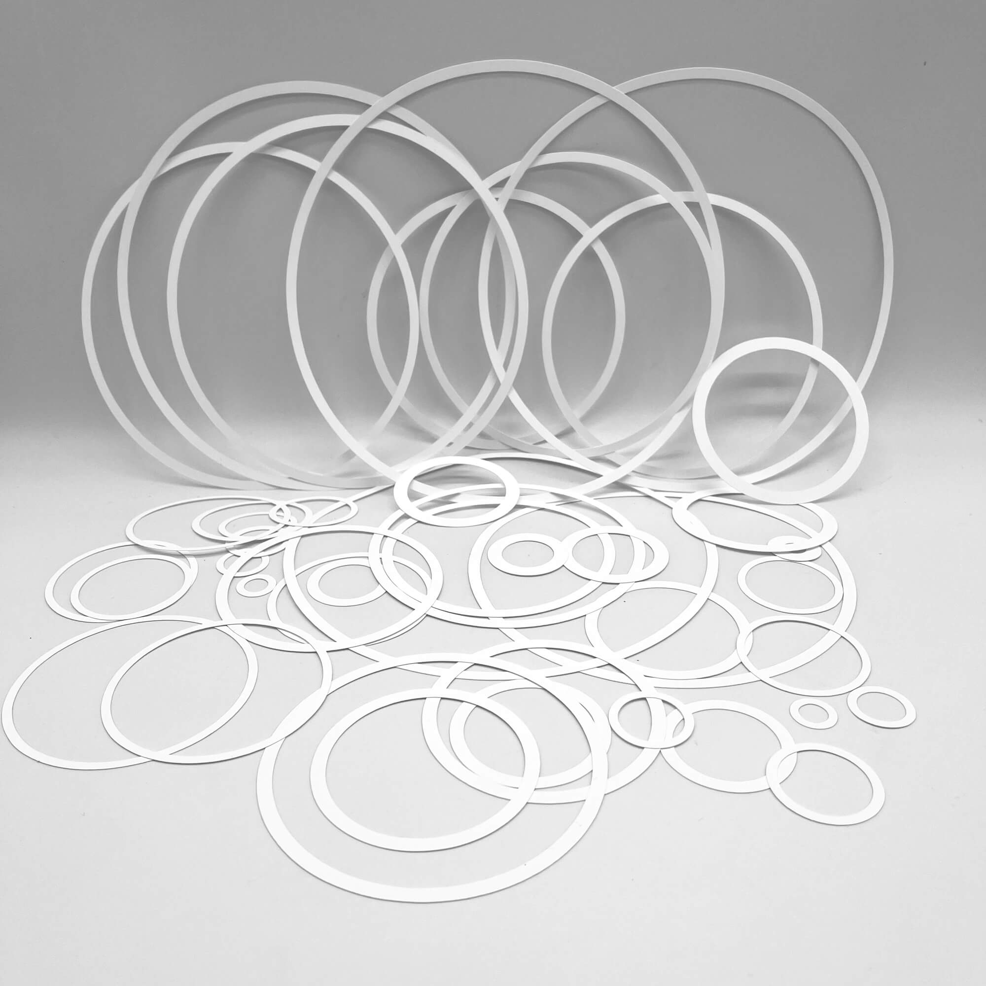 44 Circle Rings of Madness Stencils - PM Artist Studio