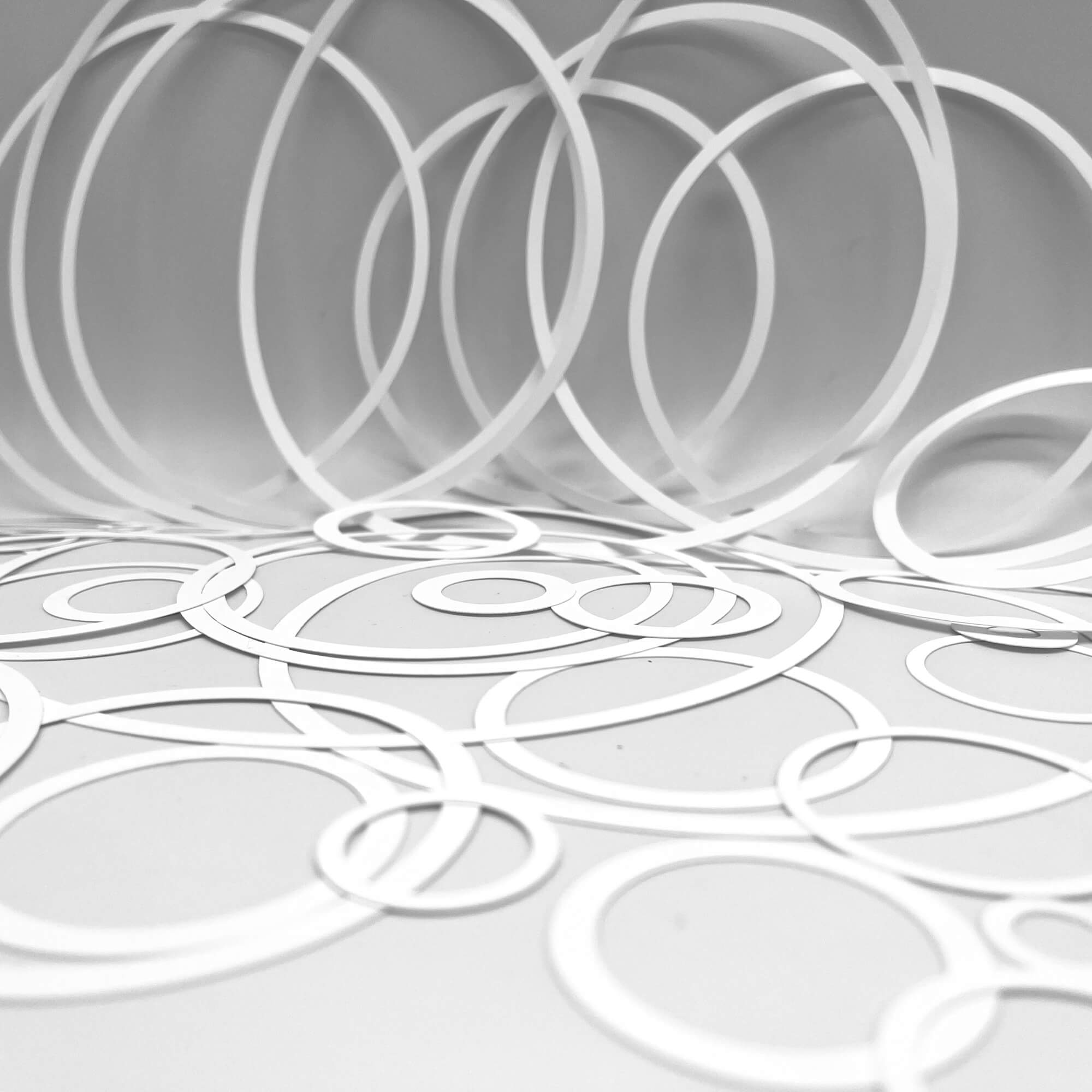 44 Circle Rings of Madness Stencils - PM Artist Studio