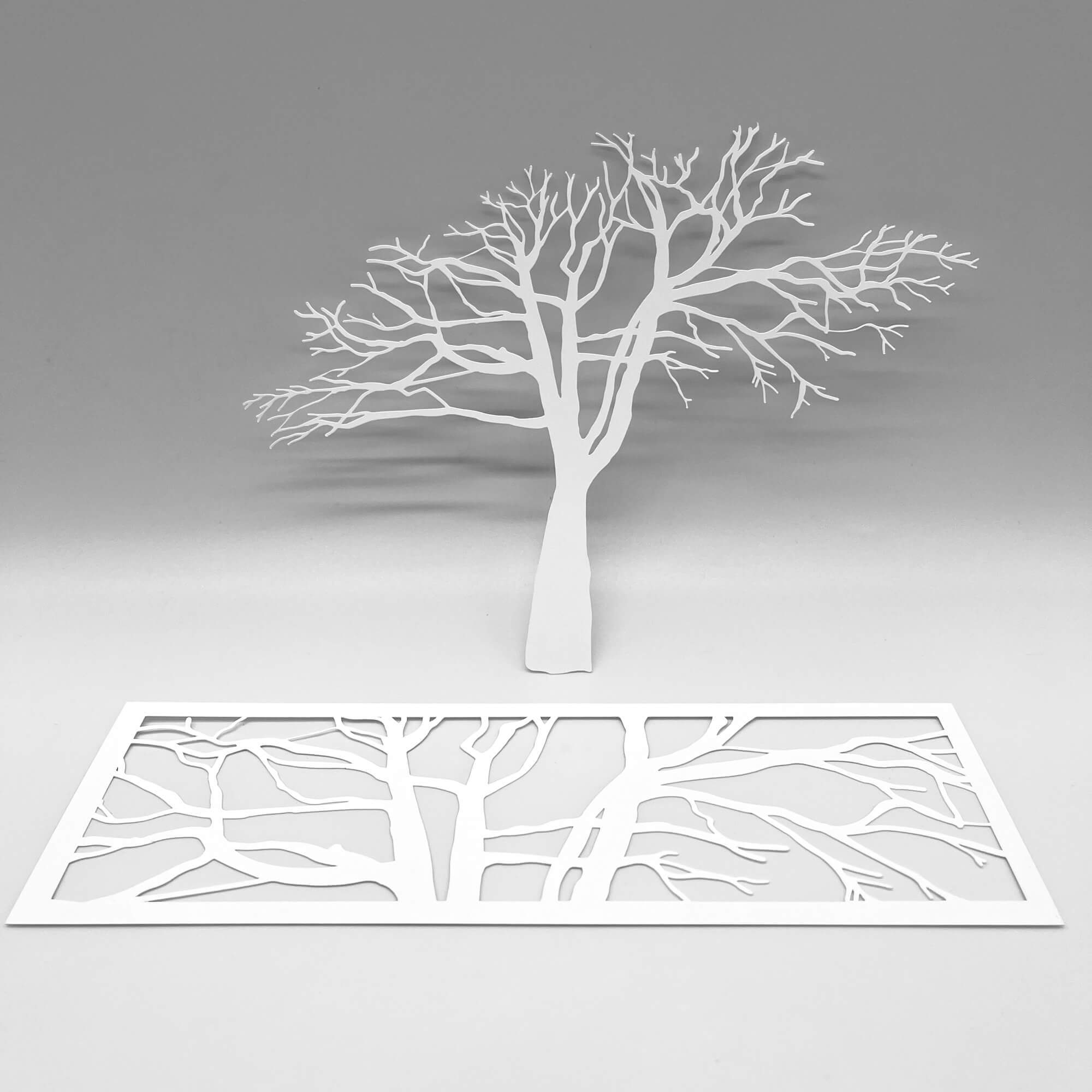 Acacia Tree and Strip Stencils - PM Artist Studio