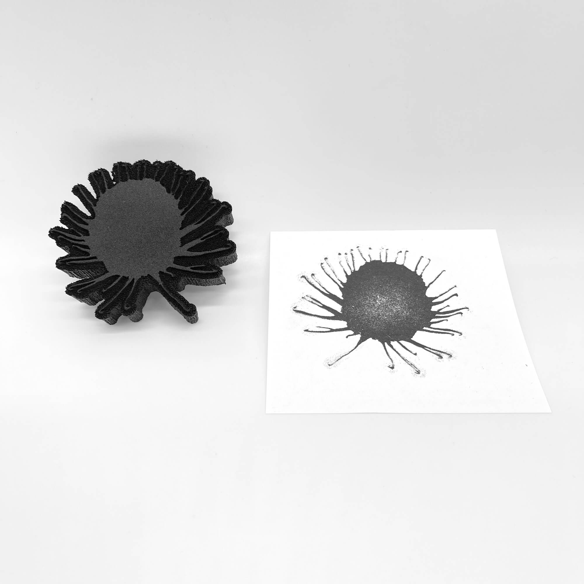 Urchin Only Foam Stamp Artist Tools - PM Artist Studio