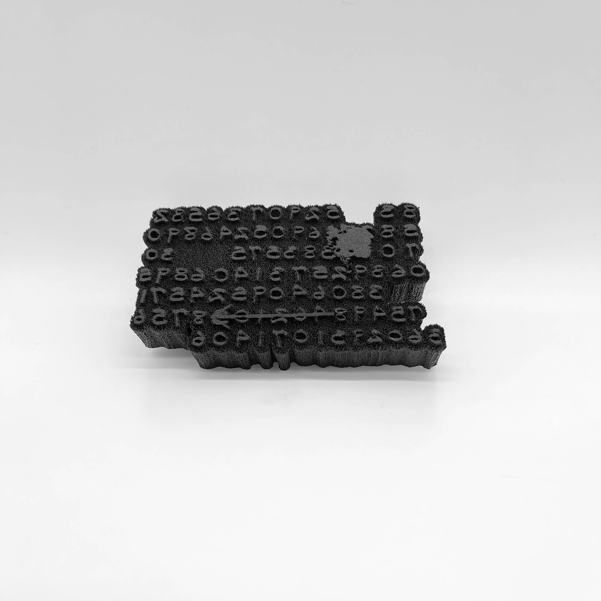 Coded Numbers aka Secret Code - Five Styles Foam Stamp Artist Tools ...