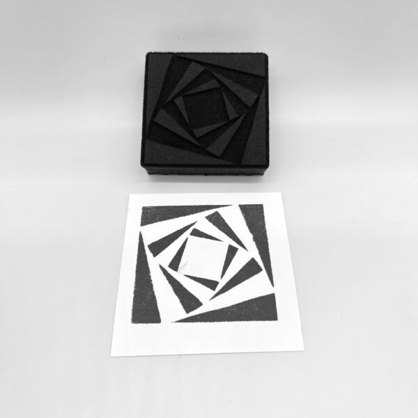 Twirled and Twisted Set Foam Stamp Artist Tools - PM Artist Studio