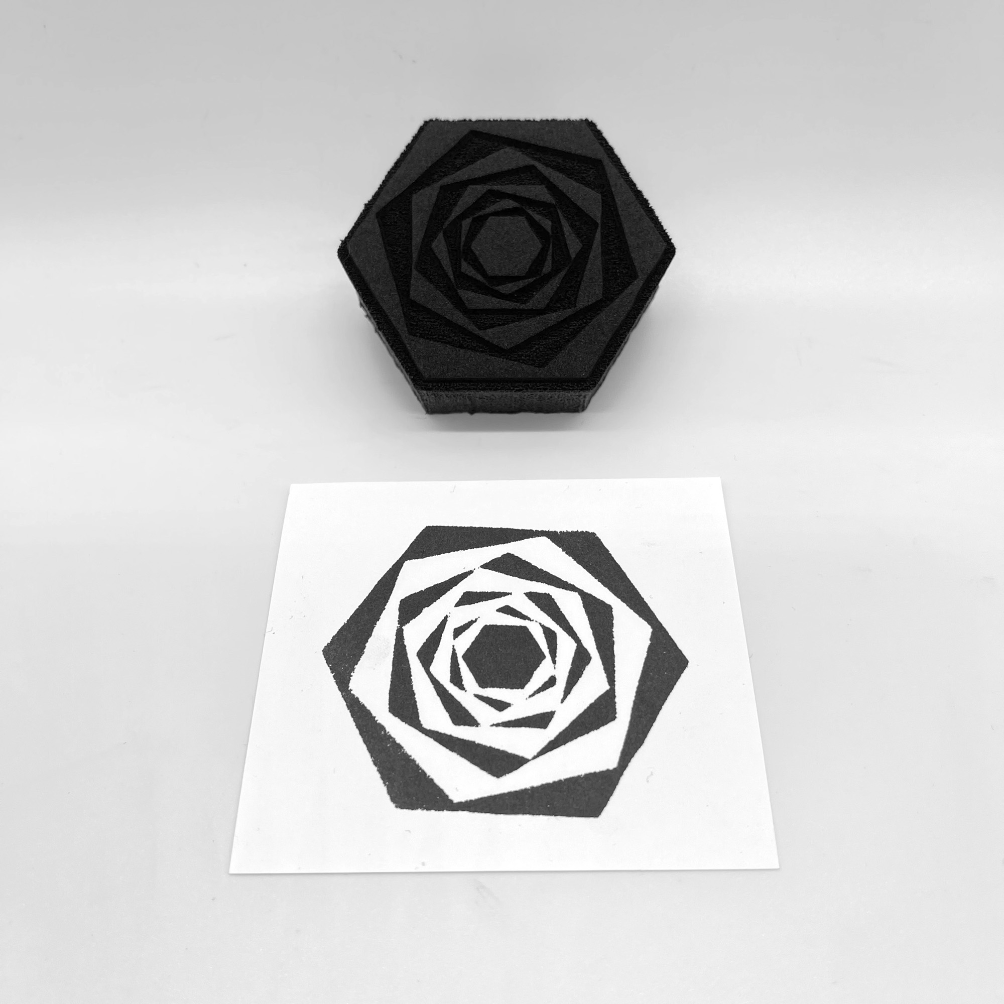 Twirled and Twisted Set Foam Stamp Artist Tools - PM Artist Studio