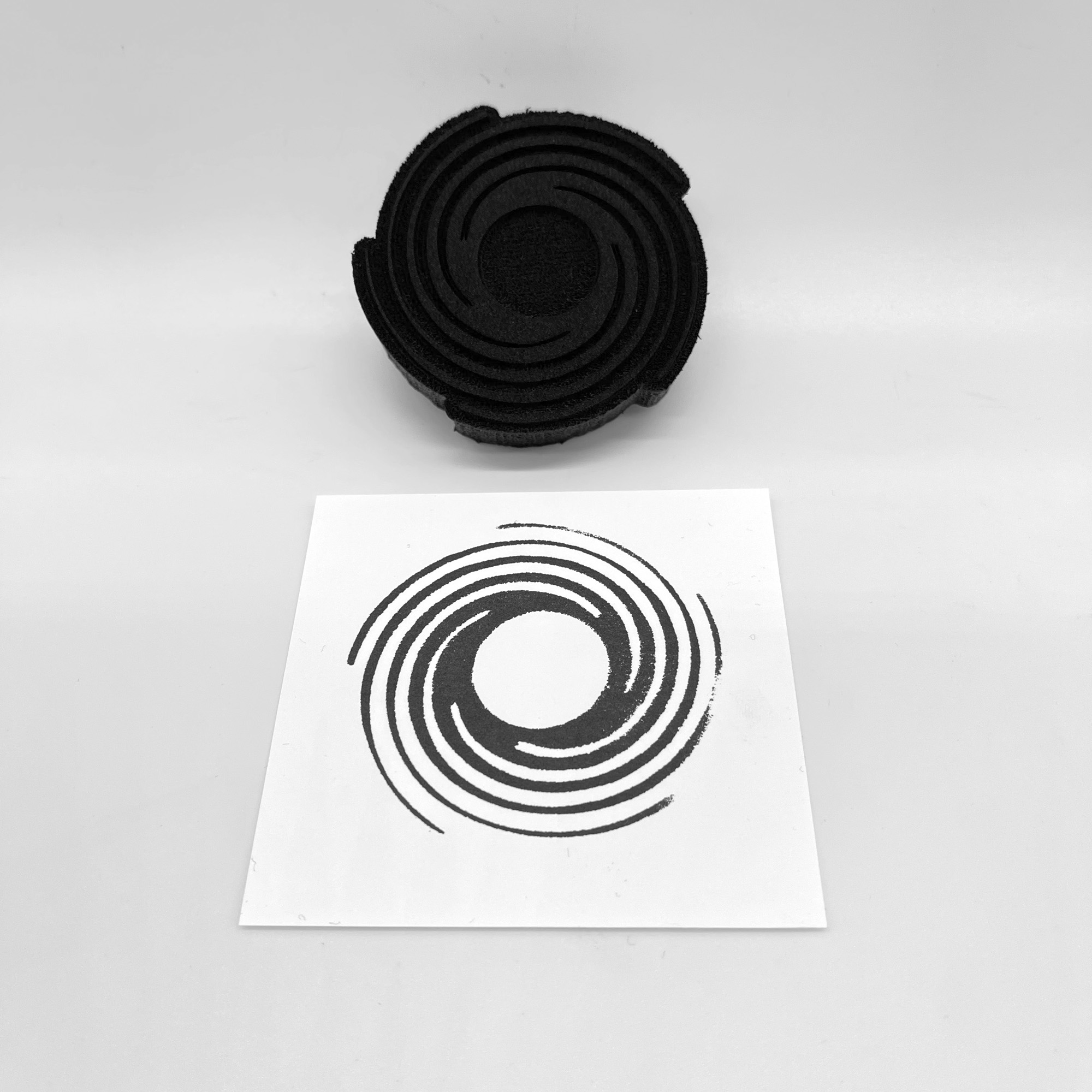 Twirled and Twisted Set Foam Stamp Artist Tools - PM Artist Studio
