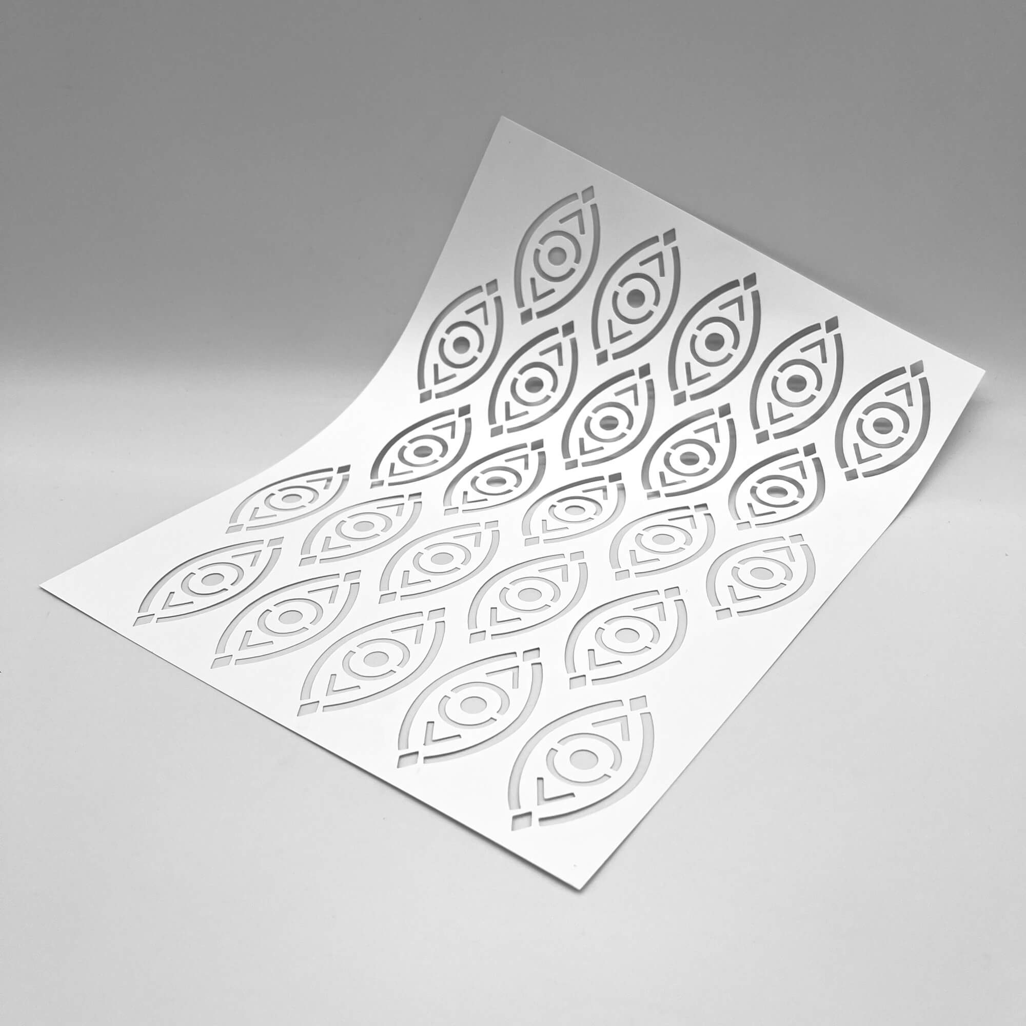 Tribal Wallpaper Style 1 Stencils - PM Artist Studio