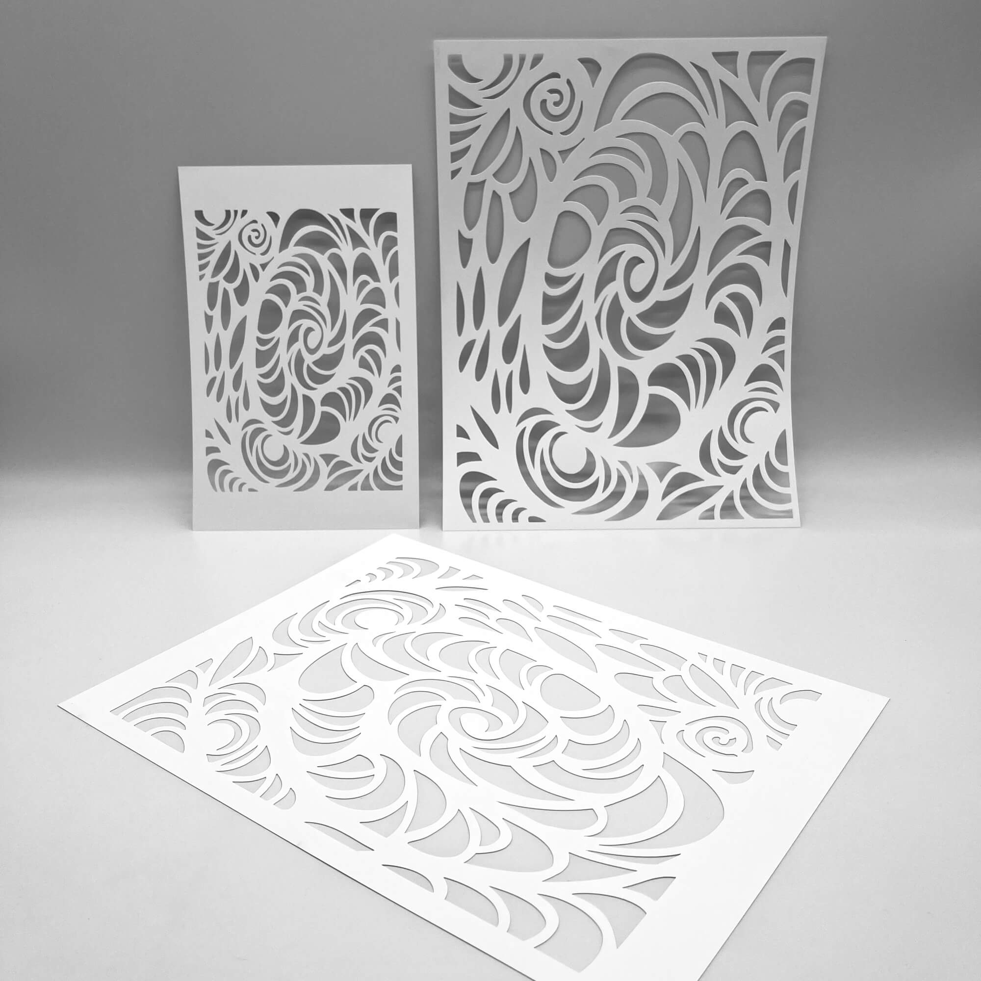 Snaky Swirls Style 2 | Mixed Media - PM Artist Studio