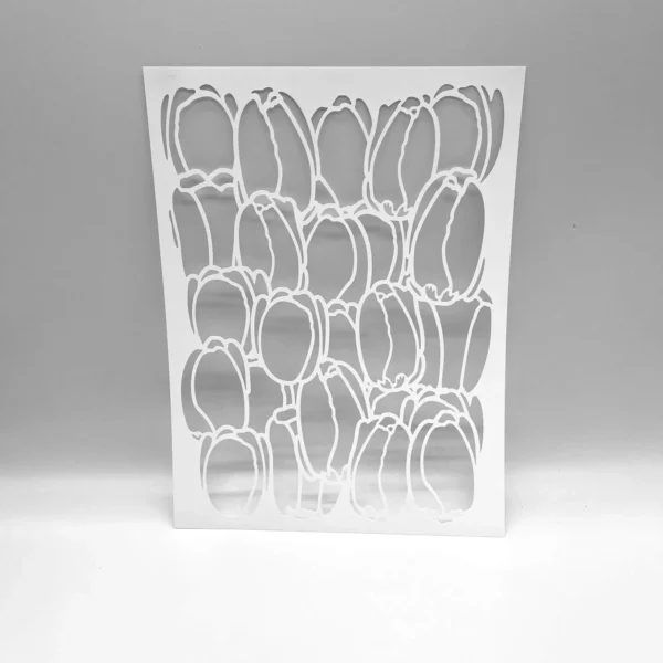 Turning Up Tulips (TALL) Stencils - PM Artist Studio