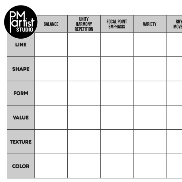 Elements and Principles of Design | The PM Spin of Dr. Mitler's Matrix ...