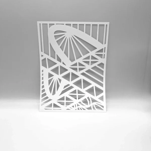 Beam Burst Lines | Mixed Media - PM Artist Studio