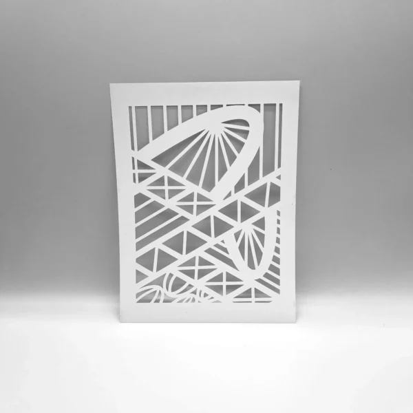 Beam Burst Lines | Mixed Media - PM Artist Studio