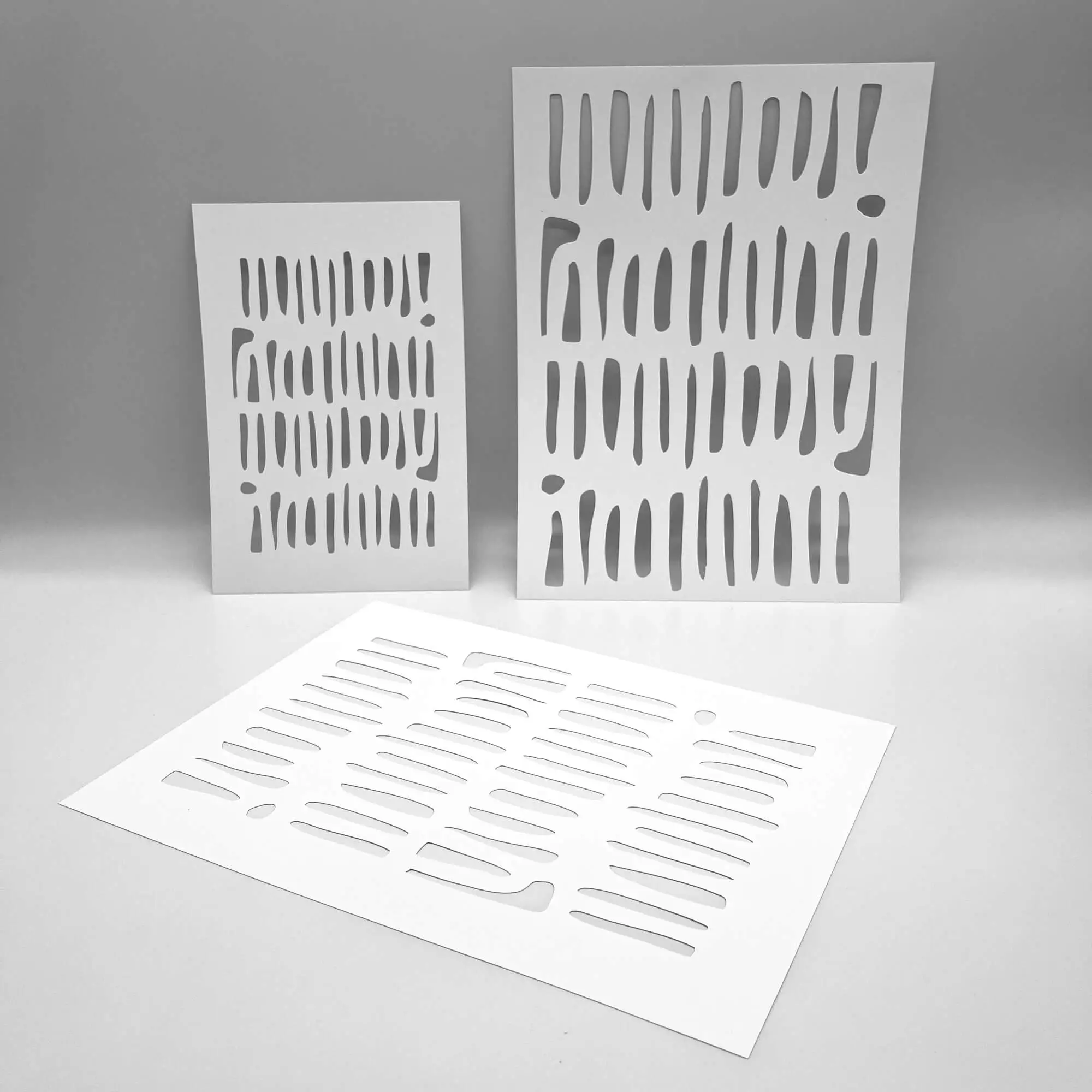 Line Marks Stencils - PM Artist Studio