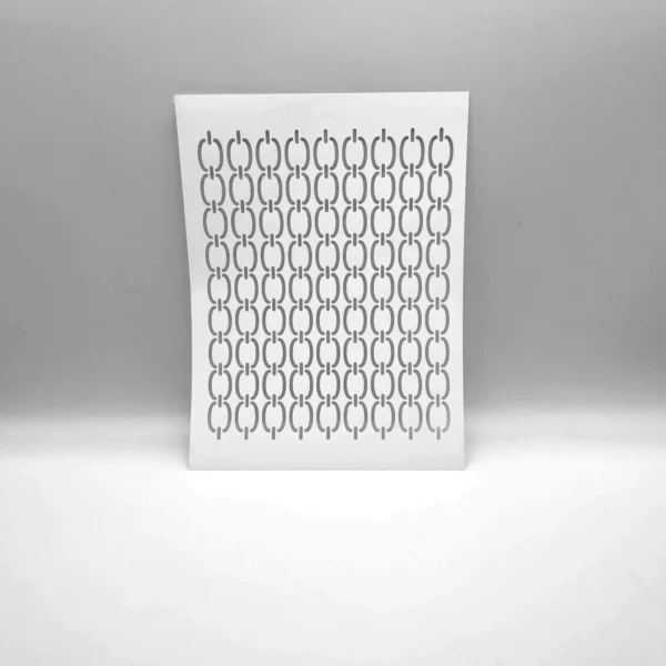 Chain Links Stencils - PM Artist Studio
