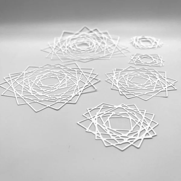 Nested Squares | Mixed Media - PM Artist Studio