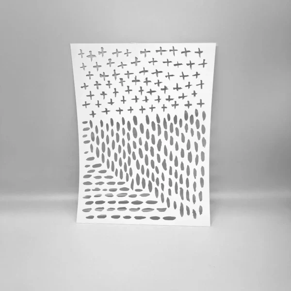 Sumi Marks Cross-Dash | Mixed Media - PM Artist Studio