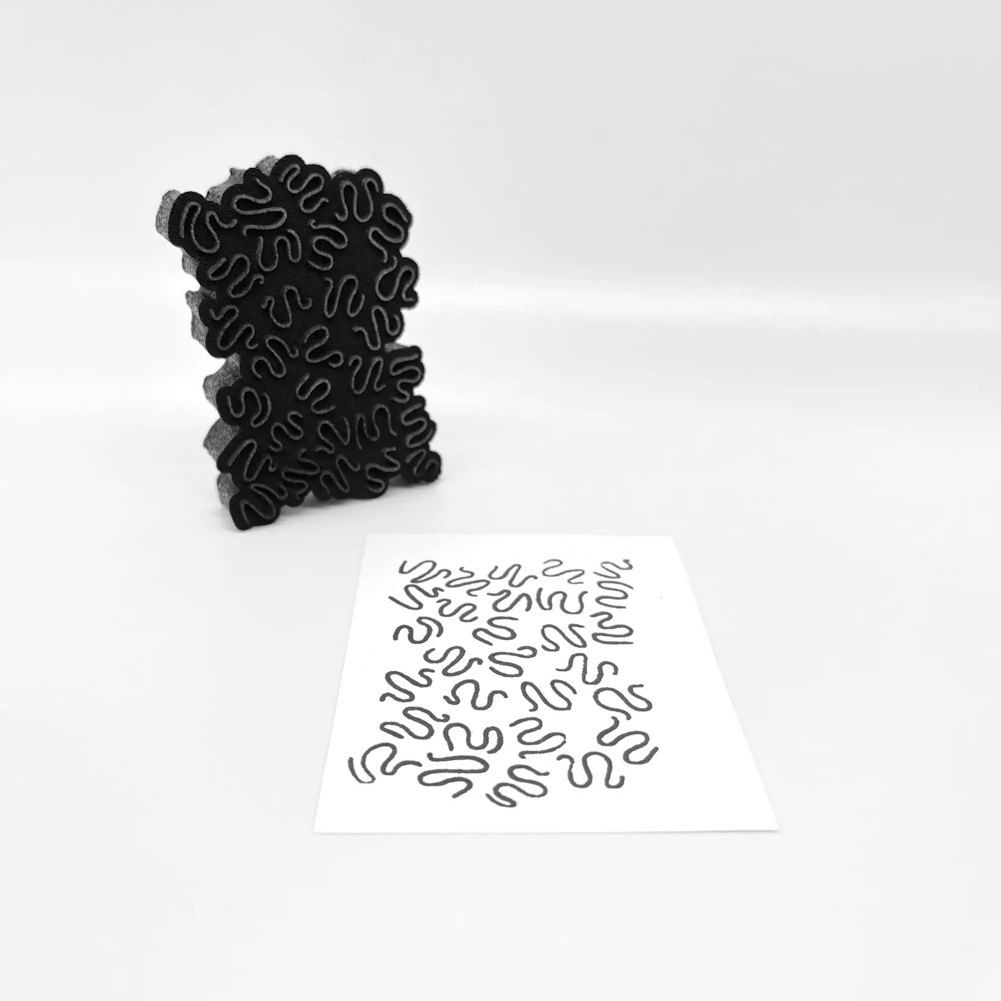 Sketchy Squiggles | Artists' Tools | Foam Stamp - PM Artist Studio