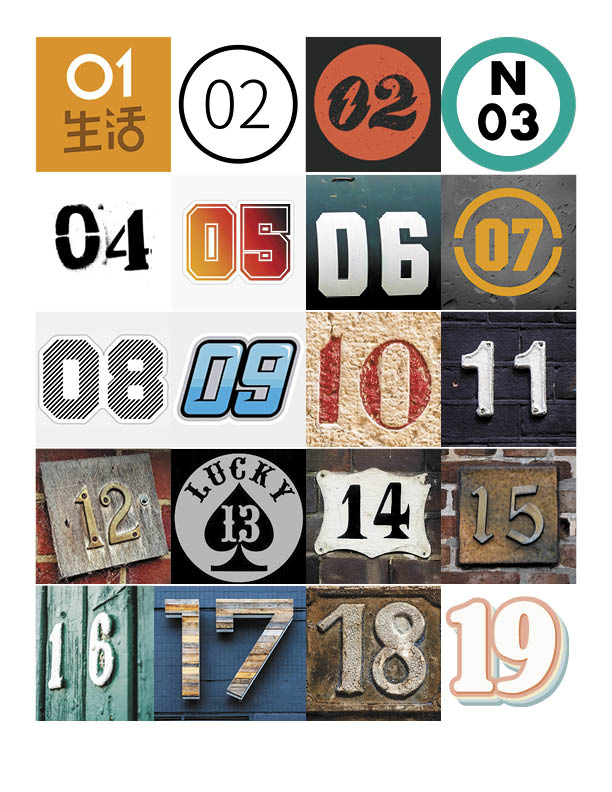 Numbers | Eclectic Images 1-31 (digital pdf) | Download - PM Artist Studio