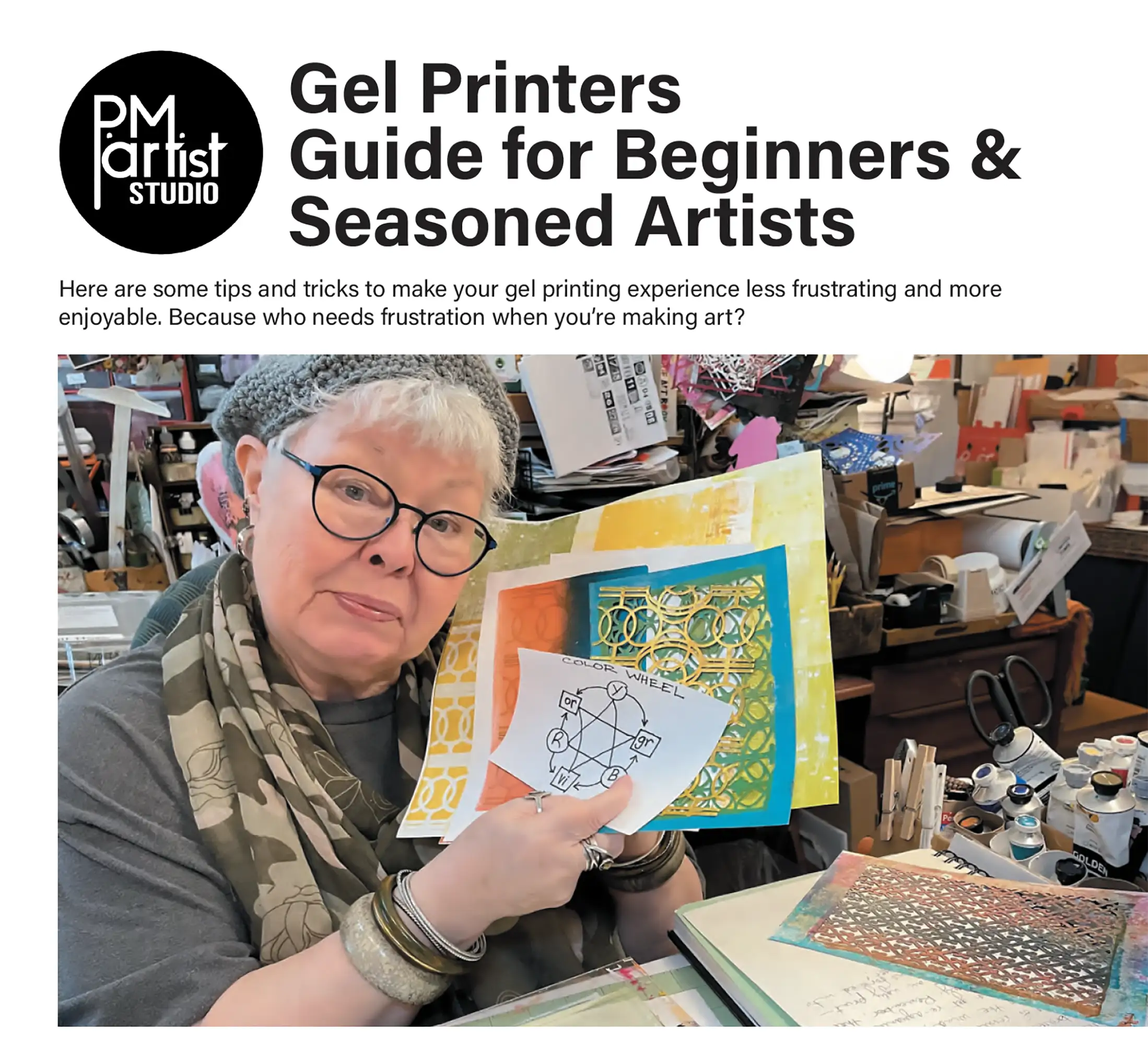 Gel Printers Guide for Beginners & Seasoned Artists E-Book