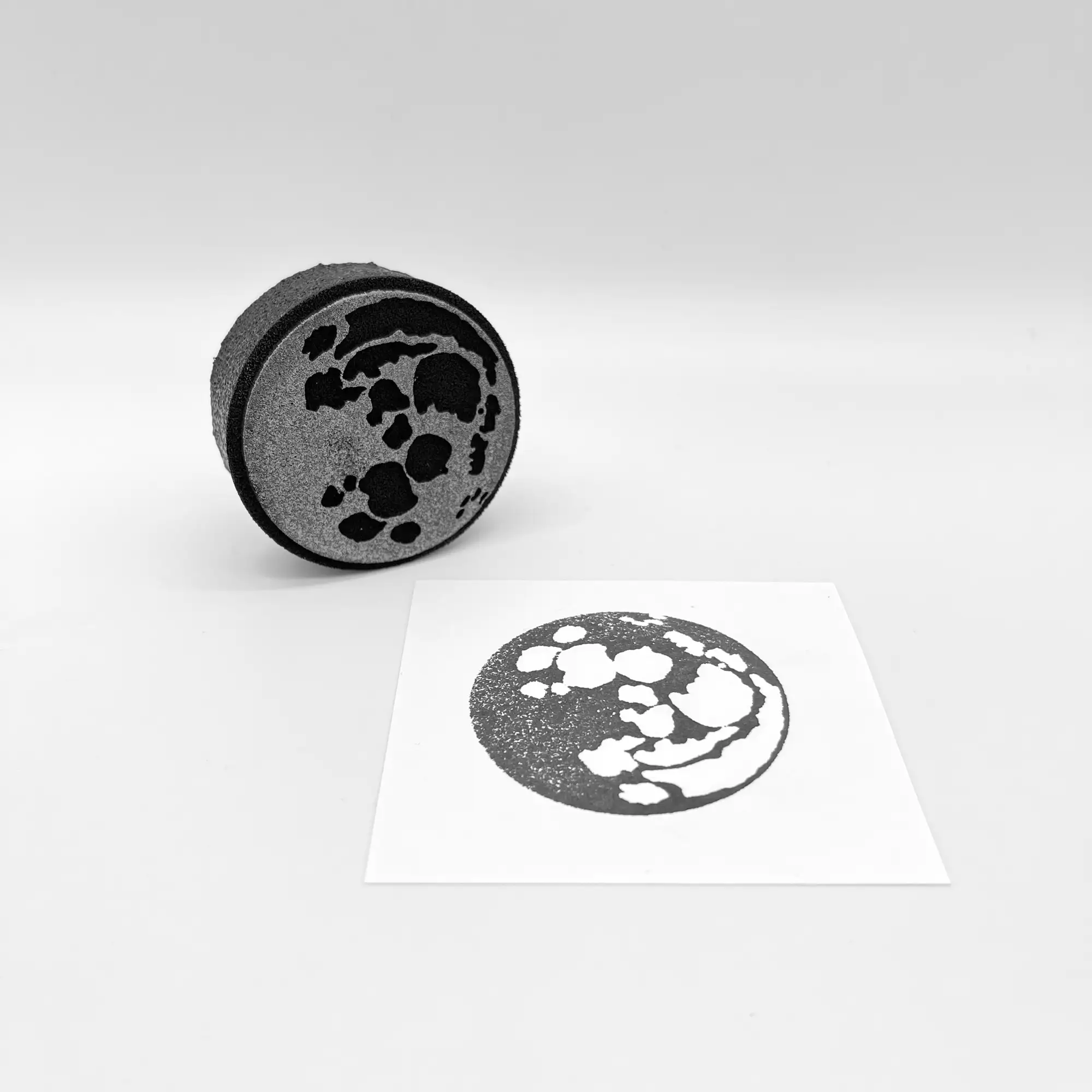 Moon Full | Artists' Tools | Foam Stamp - PM Artist Studio