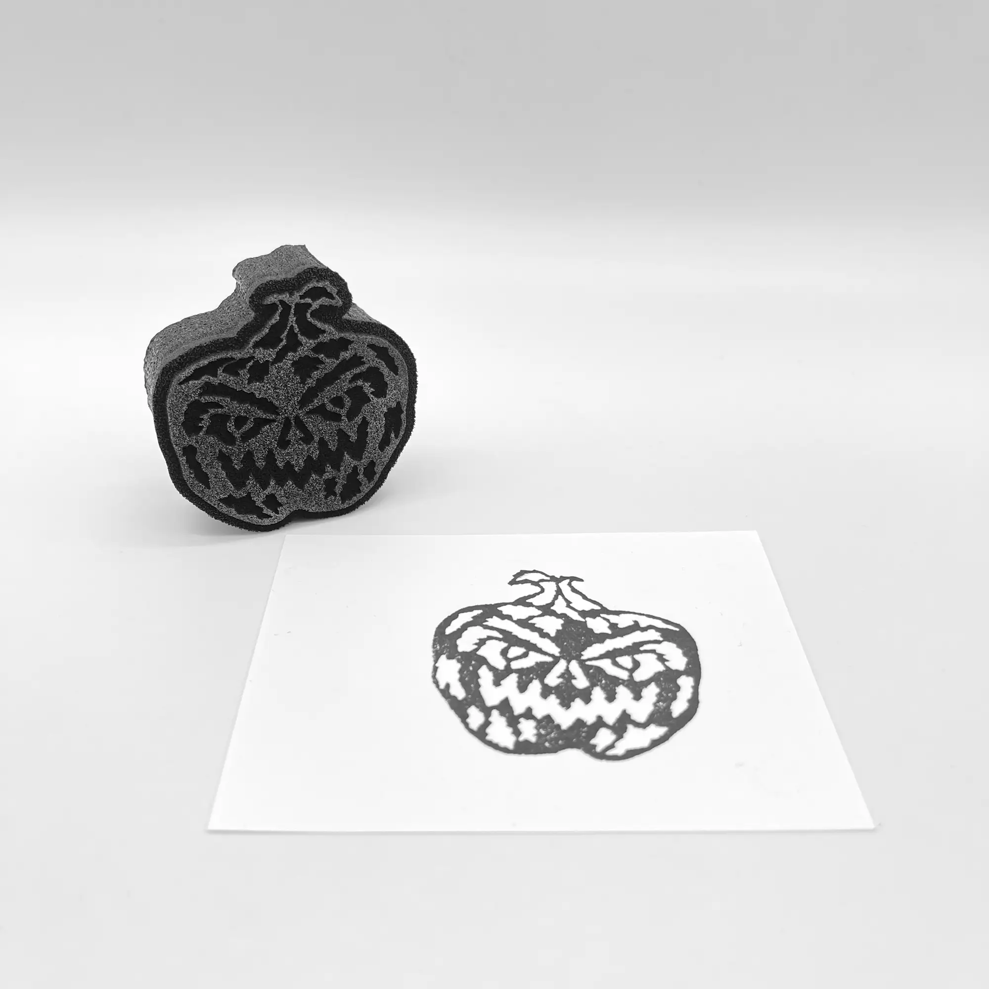 Peeved Pumpkin Foam Stamp Artist Tools - PM Artist Studio