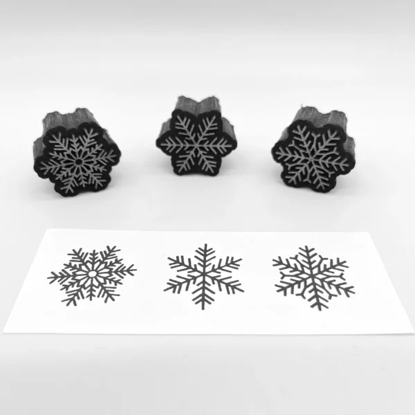 Snowflakes Set 2 | Artists' Tools | Foam Stamp - PM Artist Studio