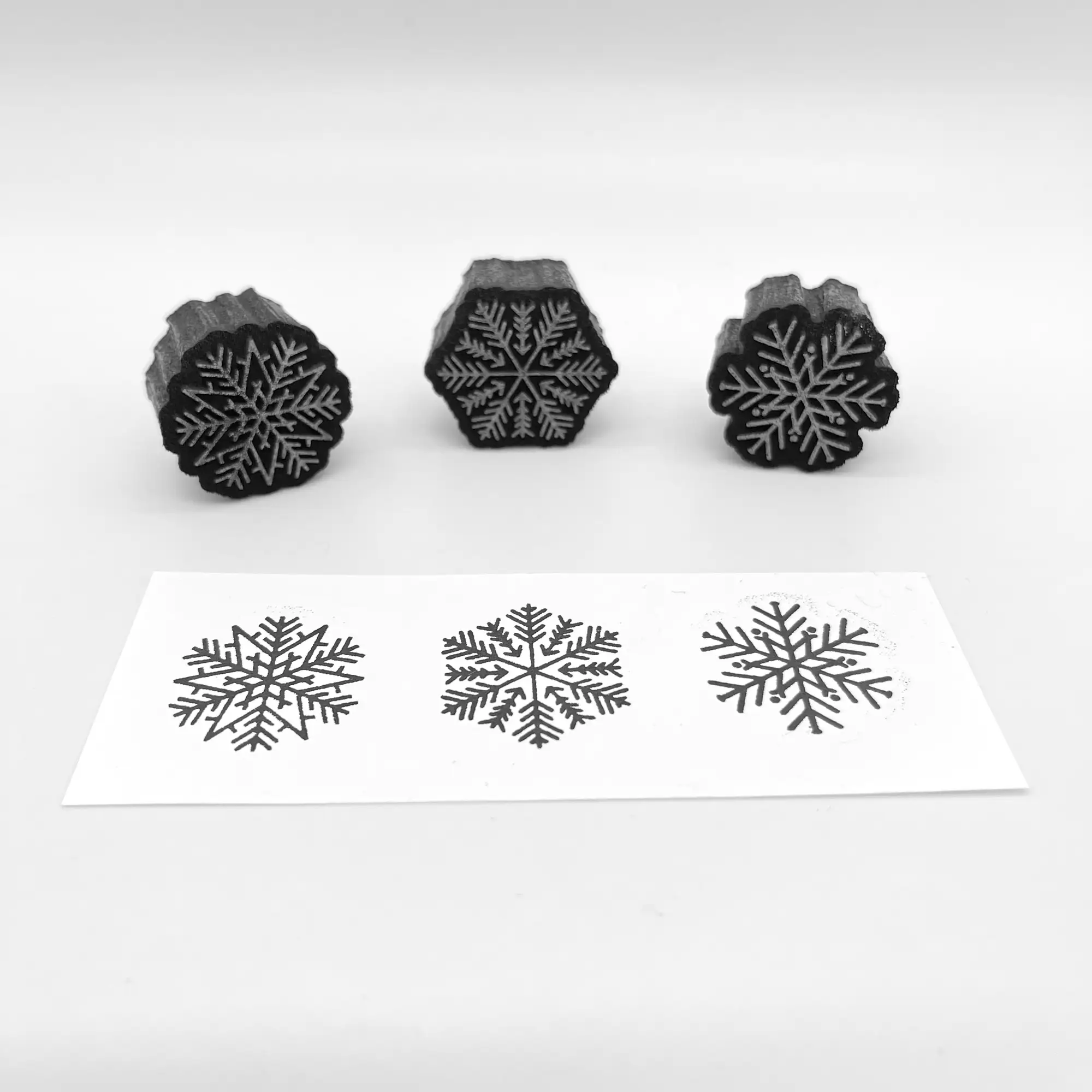 Snowflakes Set 3 | Artists' Tools | Foam Stamp - PM Artist Studio