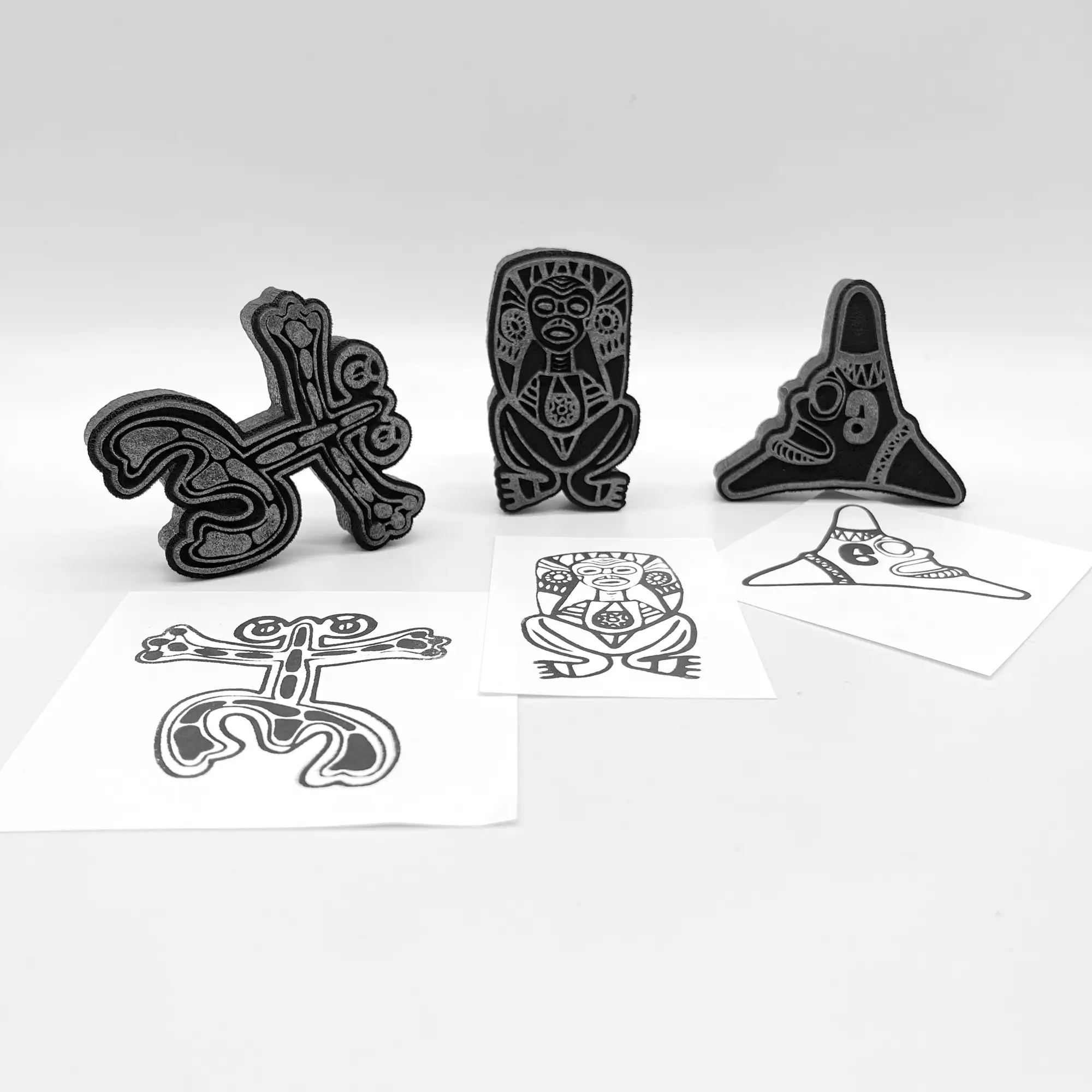 Taíno Ancient Puerto Rican Symbols Set 2 | Artists' Tools | Foam Stamp ...