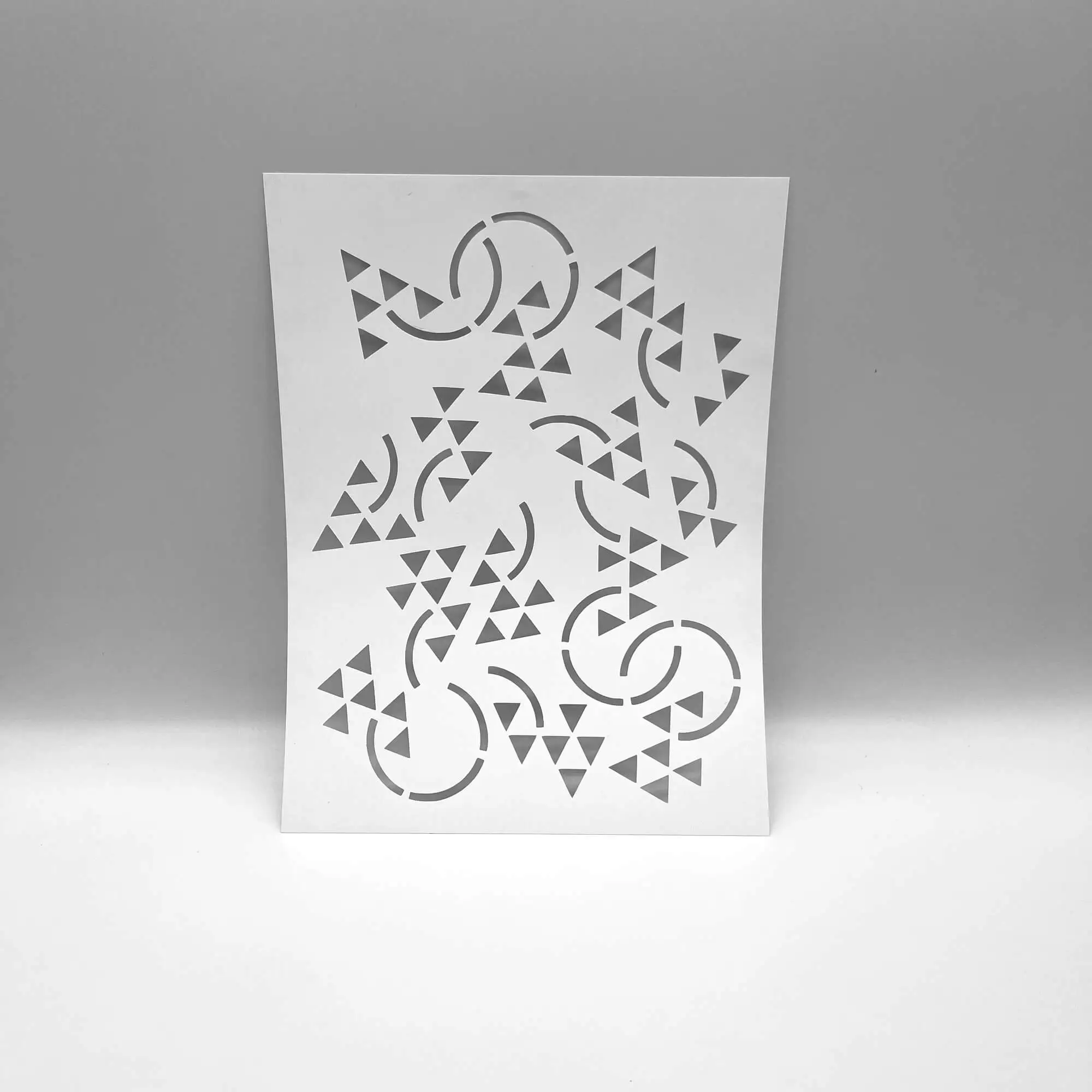 Tribal Wallpaper Style 5 Stencils - PM Artist Studio
