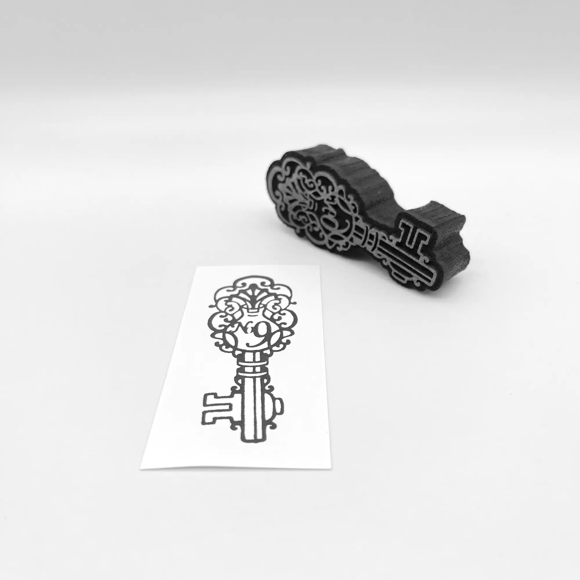 Key No. 9 Foam Stamp Artist Tools - PM Artist Studio