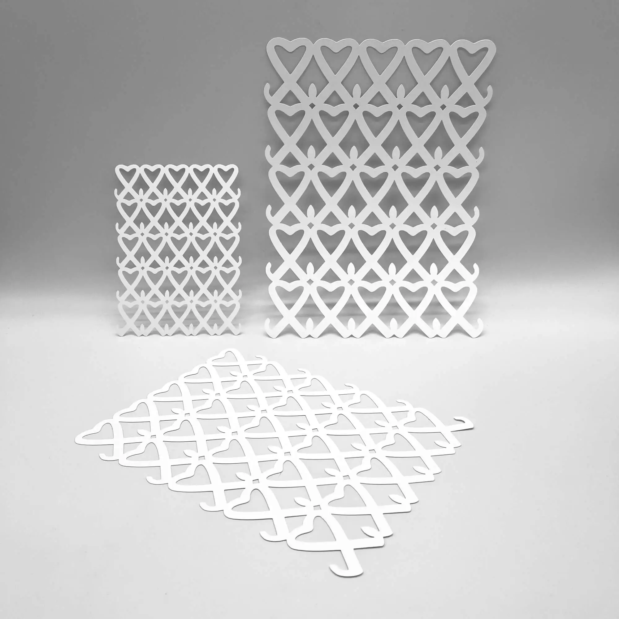 Love Lattice Hearts Stencils - PM Artist Studio