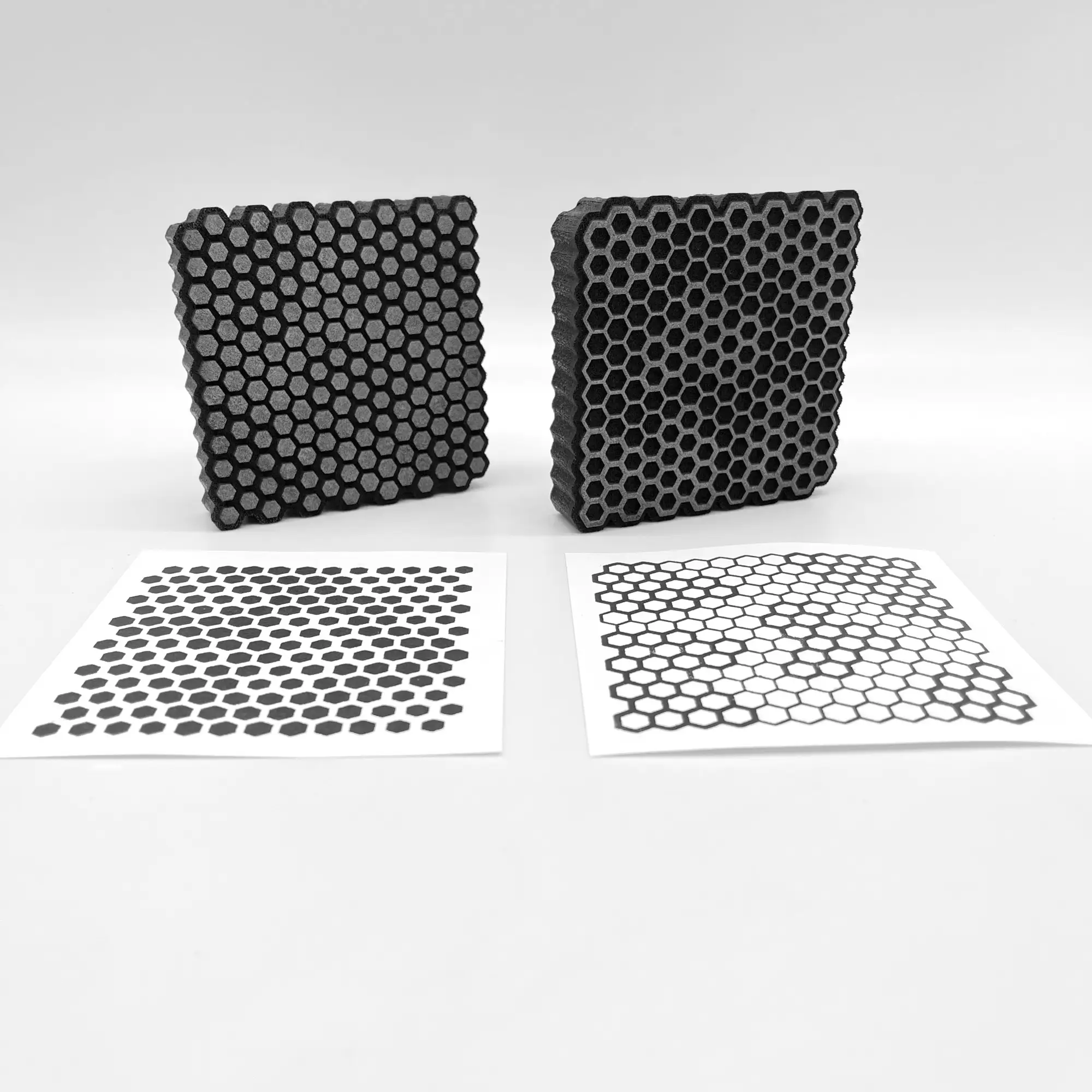 Honeycomb - 2 Styles | Artists' Tools | Foam Stamp - PM Artist Studio